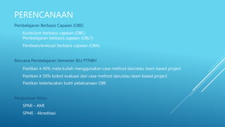 Diskusi implementasi Case METHOD dan team-based project | PPT