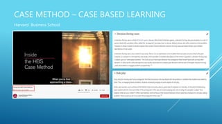 Diskusi implementasi Case METHOD dan team-based project