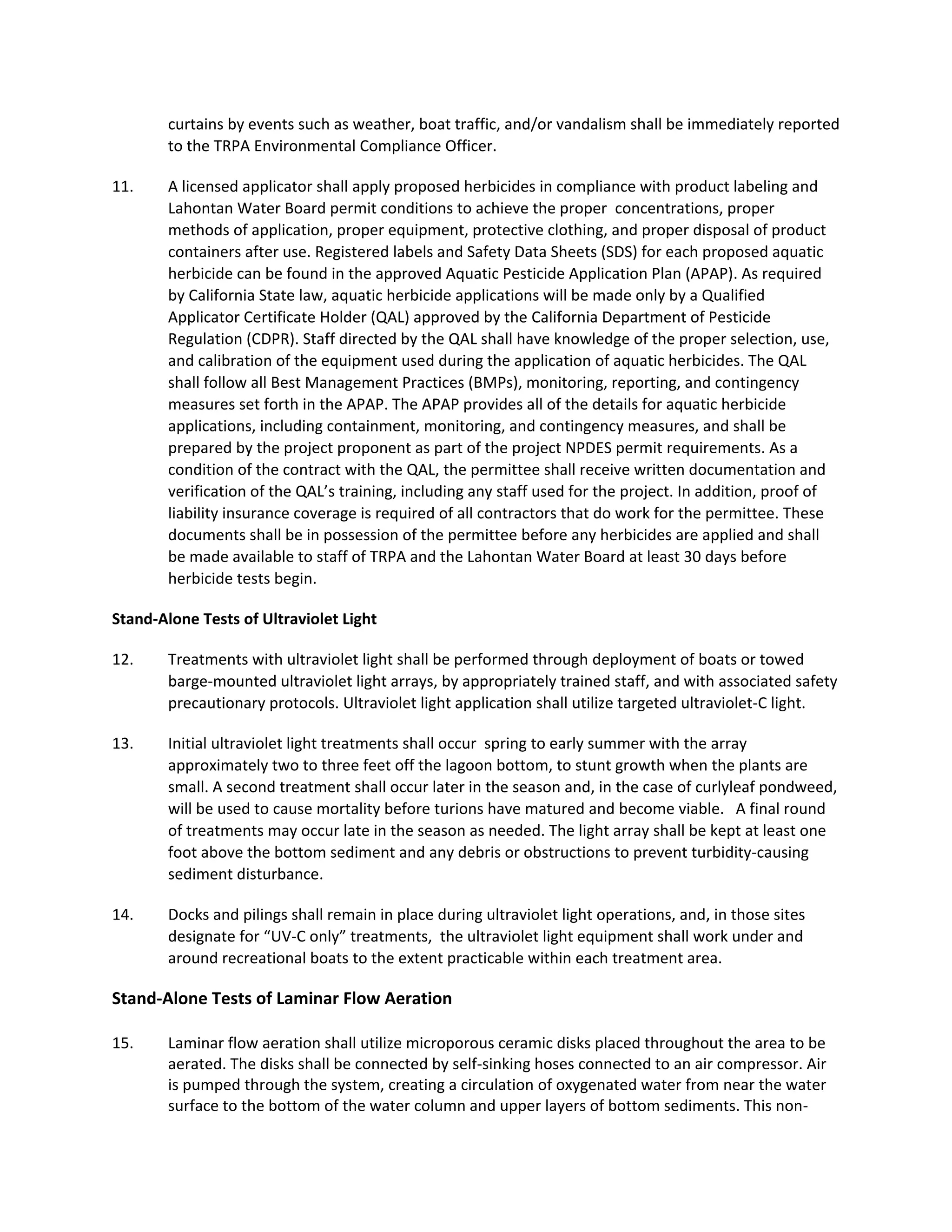 TRPA CMT Permit | PDF