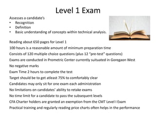 Chartered Marker Technician (CMT) Orientation 2020 | PDF