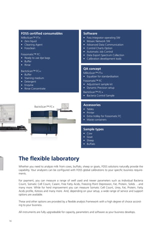 Raw Milk Testing Solutions | PDF