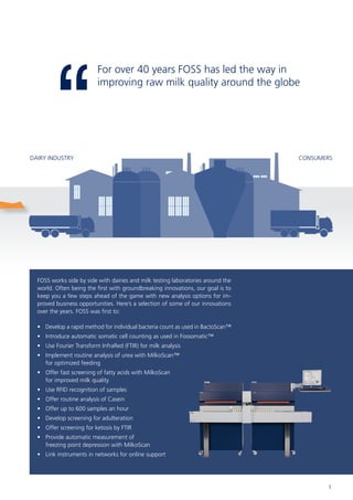 Raw Milk Testing Solutions | PDF