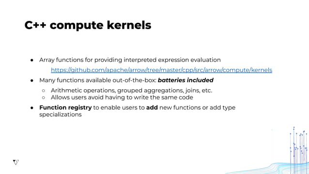 Apache Arrow: High Performance Columnar Data Framework | PPT