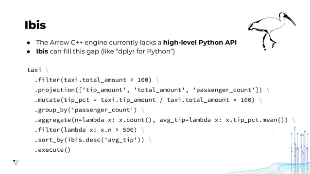 Apache Arrow: High Performance Columnar Data Framework | PPT