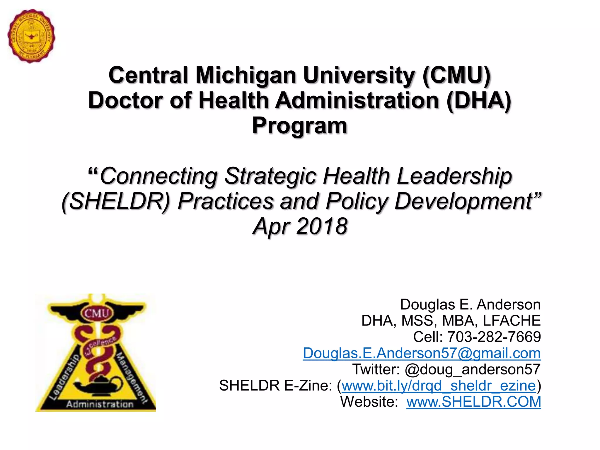 CMU DHA Health Policy Development and USPHS | PPT