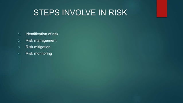 ELEMENTS OF RISK MANAGEMENT AND VALUE ENGINEERING | PPTX | Civil ...