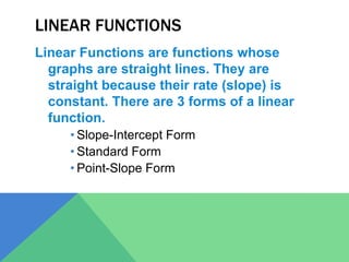 Slope and Equations of Lines | PPTX