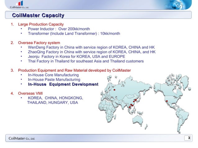 CoilMaster USA Main Products & Networks | PPT