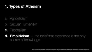 CMV-101 Topic 1 Week 2 -Types of Worldviews | PDF