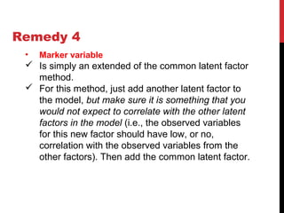 Common Method Variance | PPT