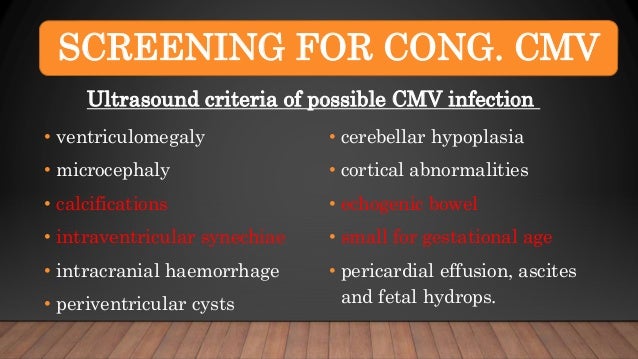 "Congenital Cytomegalovirus Infection, Update on Treatment"