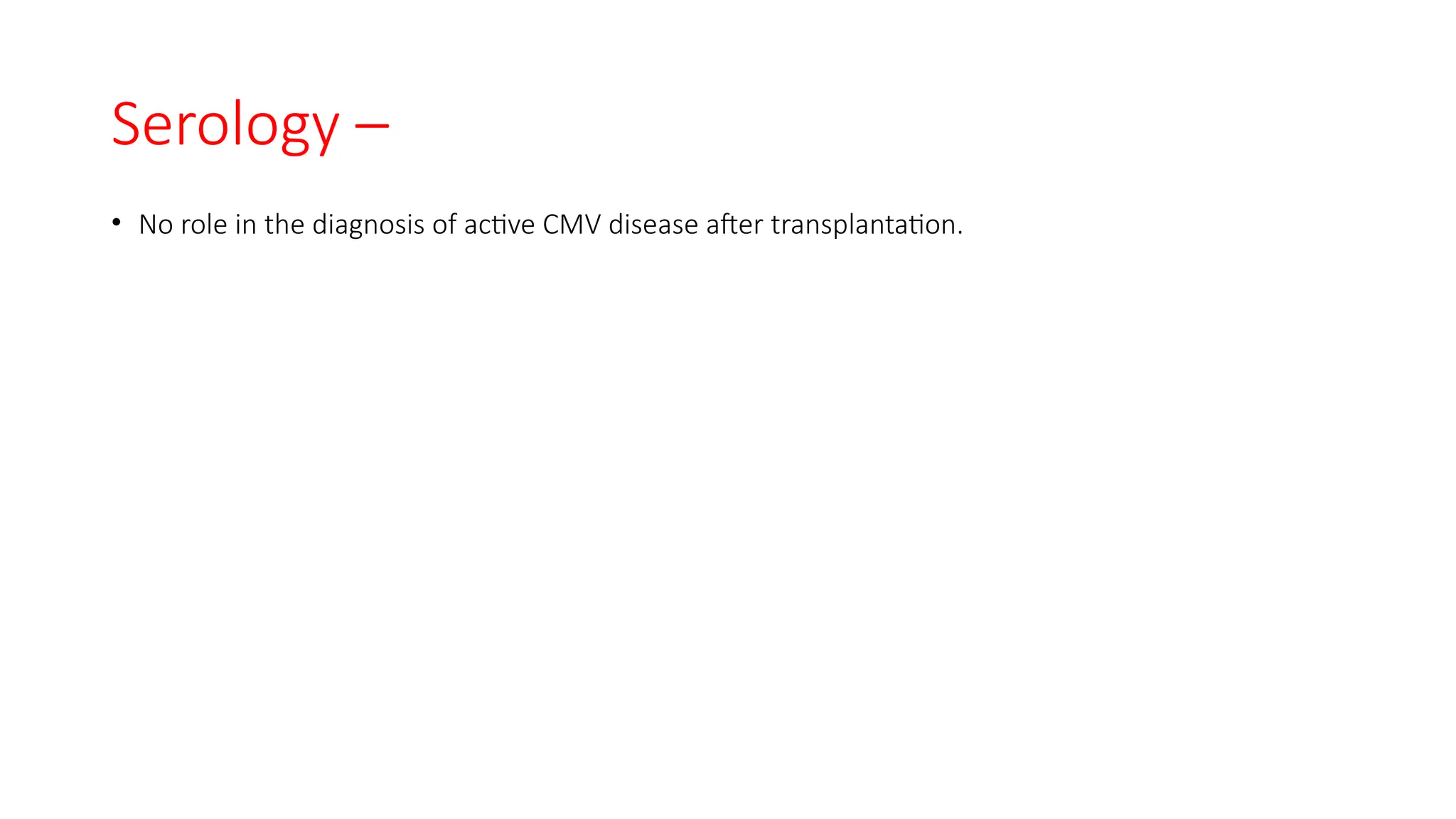 CMV.pptx in post renal transplant patients | PPTX