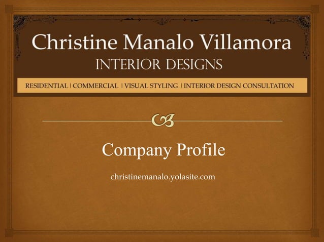 interior designer profile manila | PPT