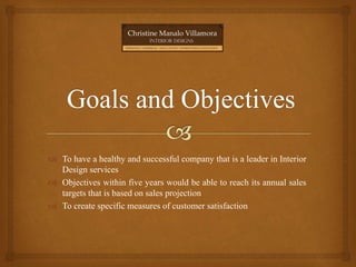 interior designer profile manila | PPT