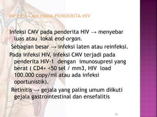 TATALAKSANA INFEKSI CMV PADA ANAK PENDERITA HIV | PPTX