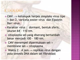 TATALAKSANA INFEKSI CMV PADA ANAK PENDERITA HIV | PPTX