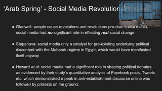 Social media activism presentation | PPTX
