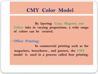 INTRODUCTION TO CMY COLOR MODELS IN COMPUTER GRAPHICS | PPTX | Graphics Software | Computer ...