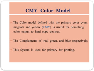 INTRODUCTION TO CMY COLOR MODELS IN COMPUTER GRAPHICS | PPTX | Graphics ...