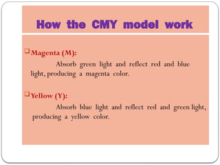INTRODUCTION TO CMY COLOR MODELS IN COMPUTER GRAPHICS | PPTX | Graphics ...