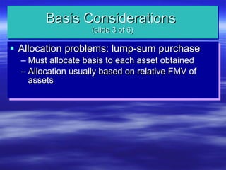 Basis of Assets Presentation | PPT