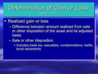 Basis of Assets Presentation | PPT