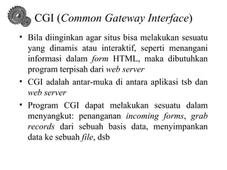 Common Gateway Interface | PPS