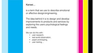 CMYK: Creating Masterpieces with your Kansei | PPT