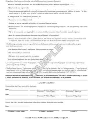 Pennsylvania Consumer Notice | PDF