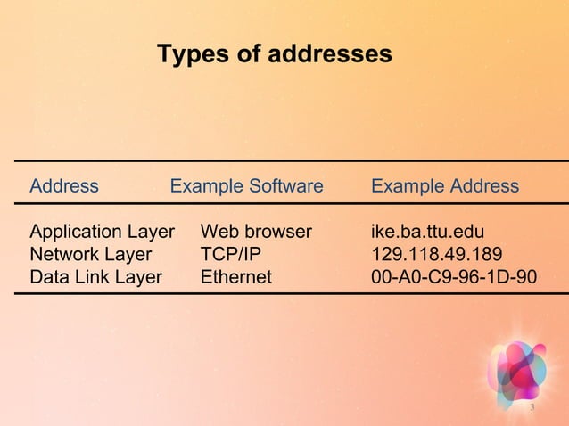 Addressing in Computer Networks | PPT
