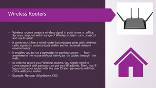 A Report on Routers | PPTX