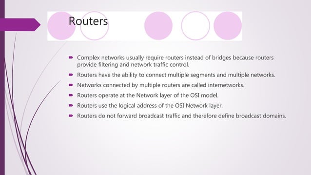 A Report on Routers | PPT
