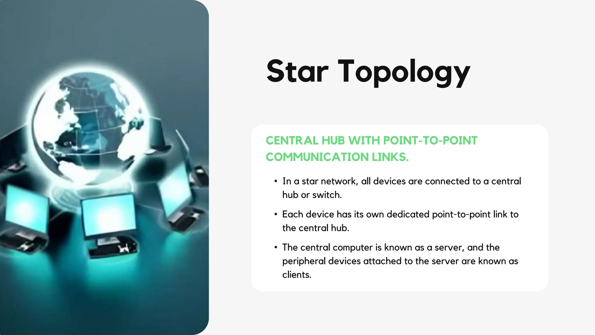 Different Network topologies in Computer Networks | PPTX