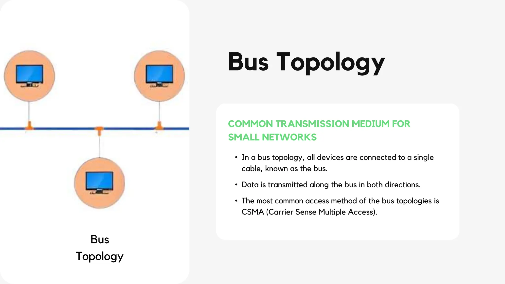 Different Network topologies in Computer Networks | PPTX