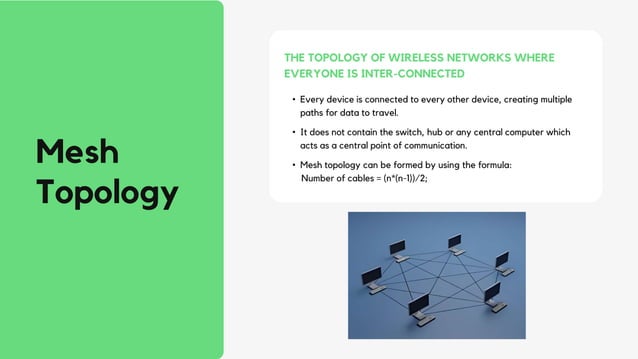 Different Network topologies in Computer Networks | PPTX