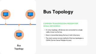Different Network topologies in Computer Networks | PPTX