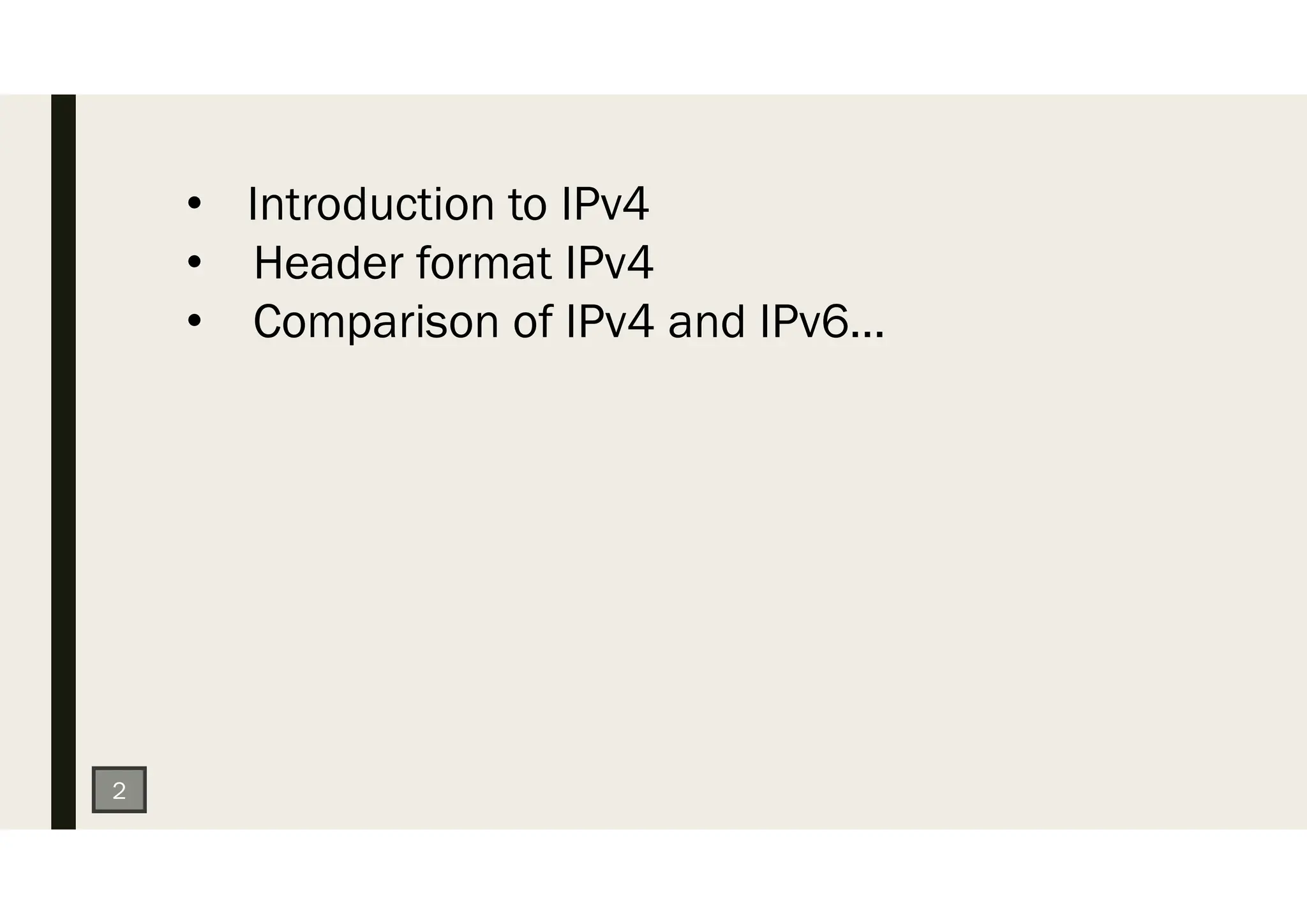 Cn ppt about ipv4 and ipv6................ | PDF