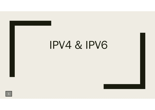 Cn ppt about ipv4 and ipv6................ | PDF