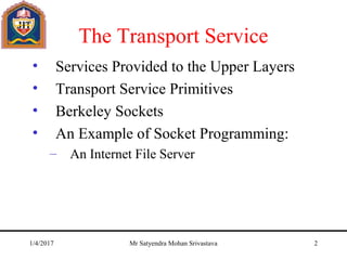 Transport layer features and functionality | PPT