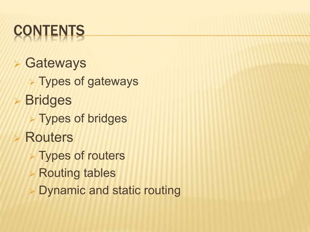 Computer Networks | PPT