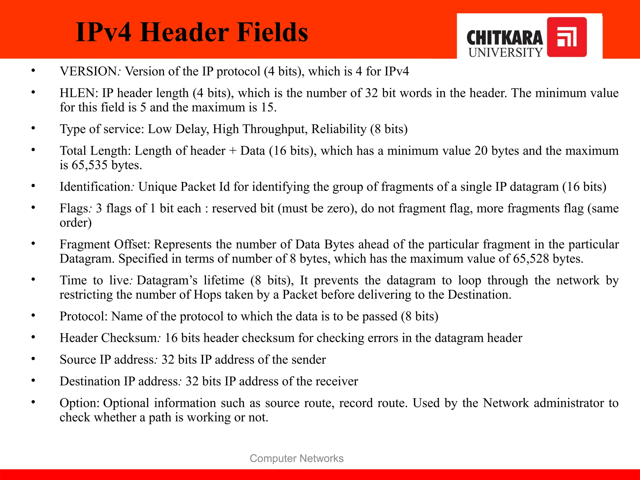 CN-Network Layer.pptx notes of Netwrok layer | PPTX
