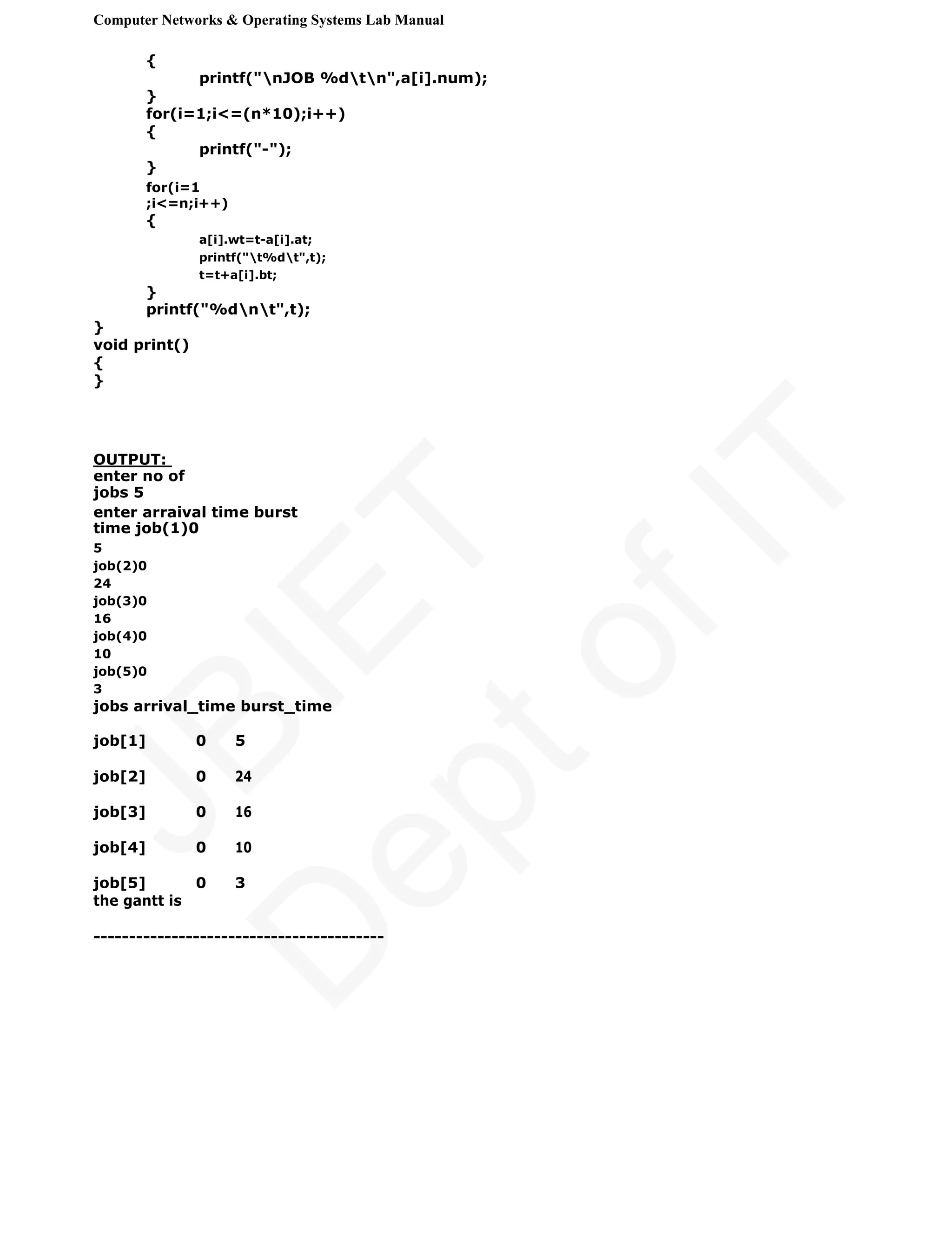 Cn os-lp lab manual k.roshan | PDF