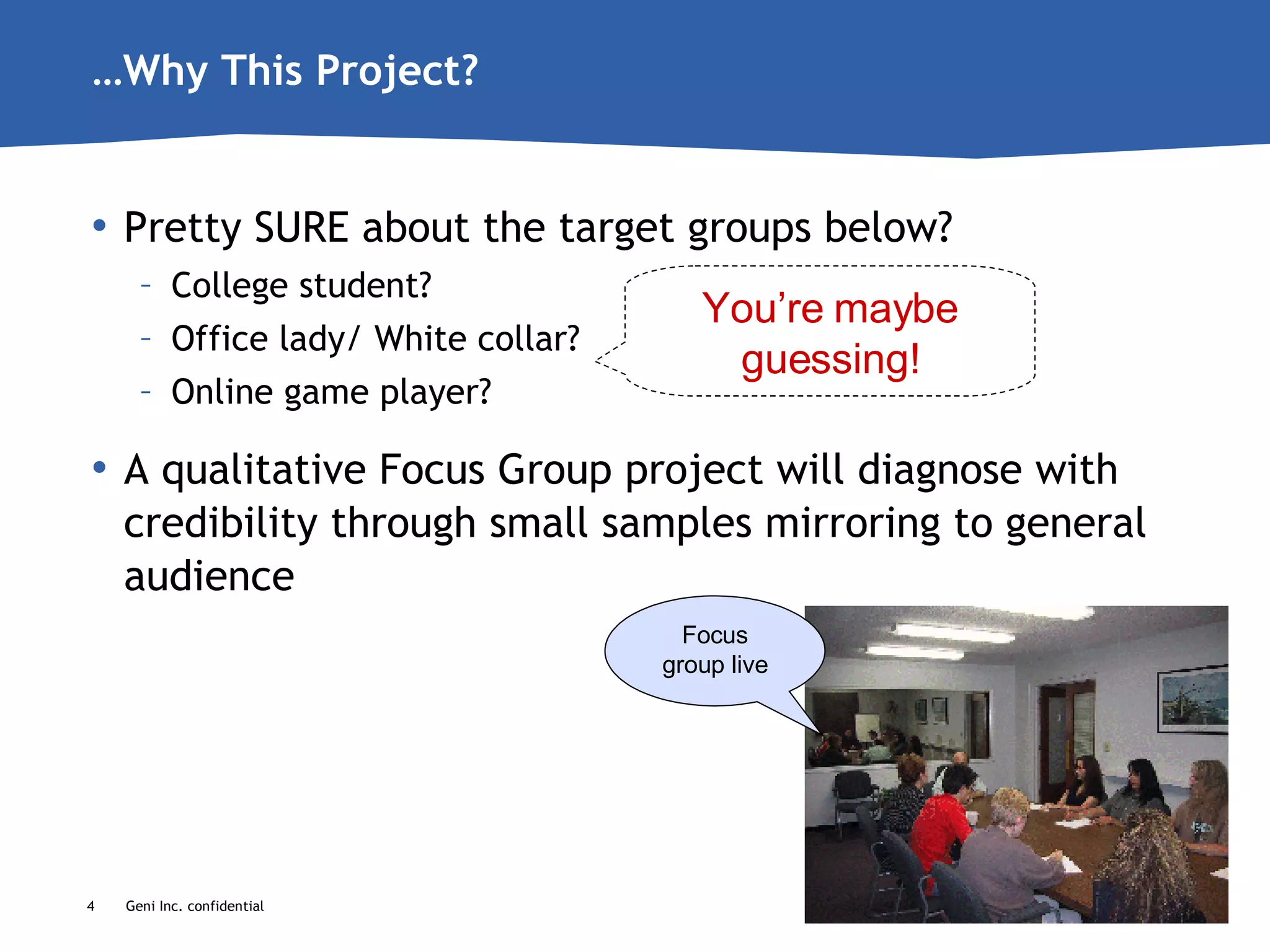 CN SNS Focus Group Project | PPT