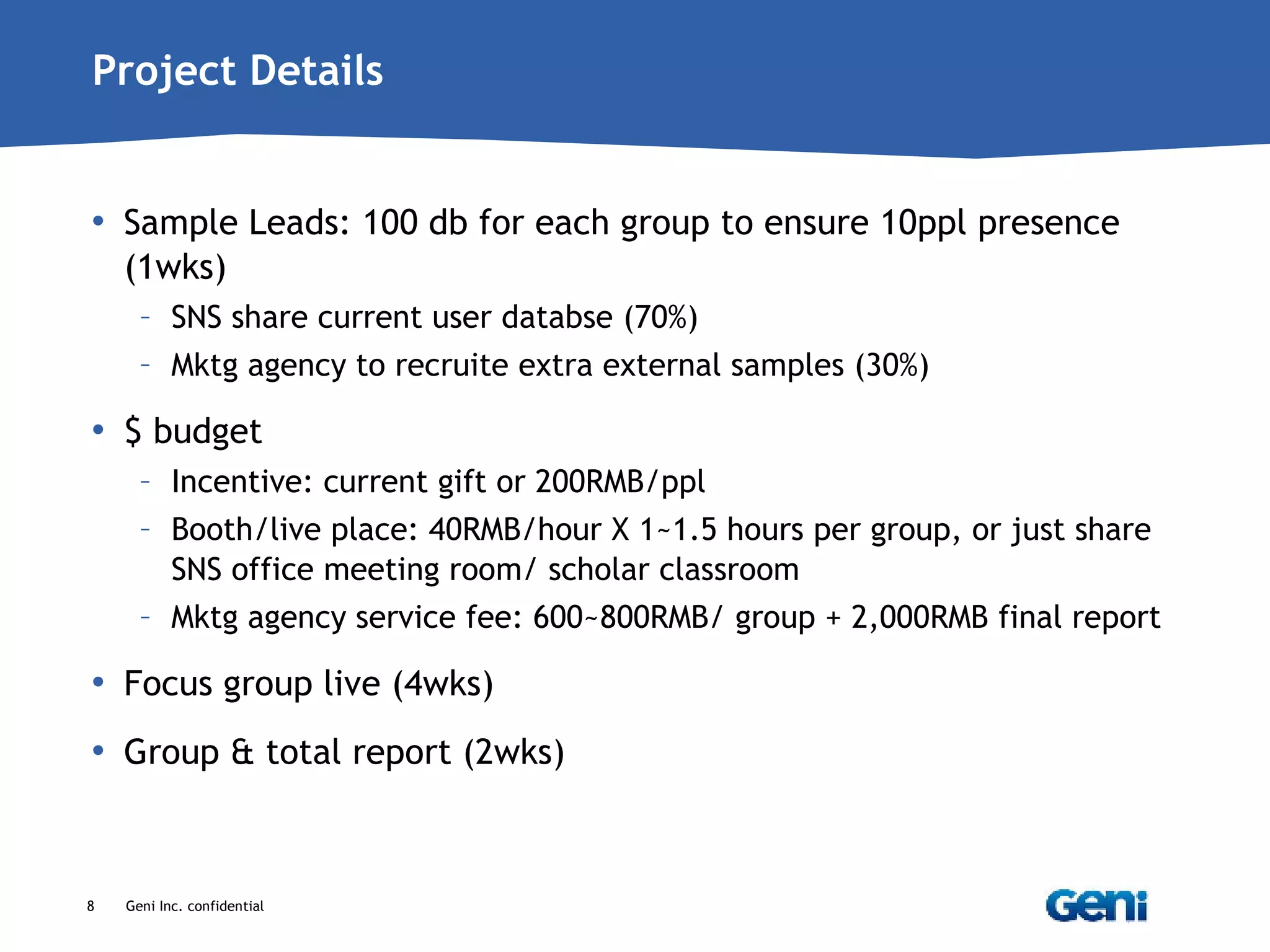 CN SNS Focus Group Project | PPT