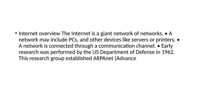 computer networks theory notess for eng | PPTX