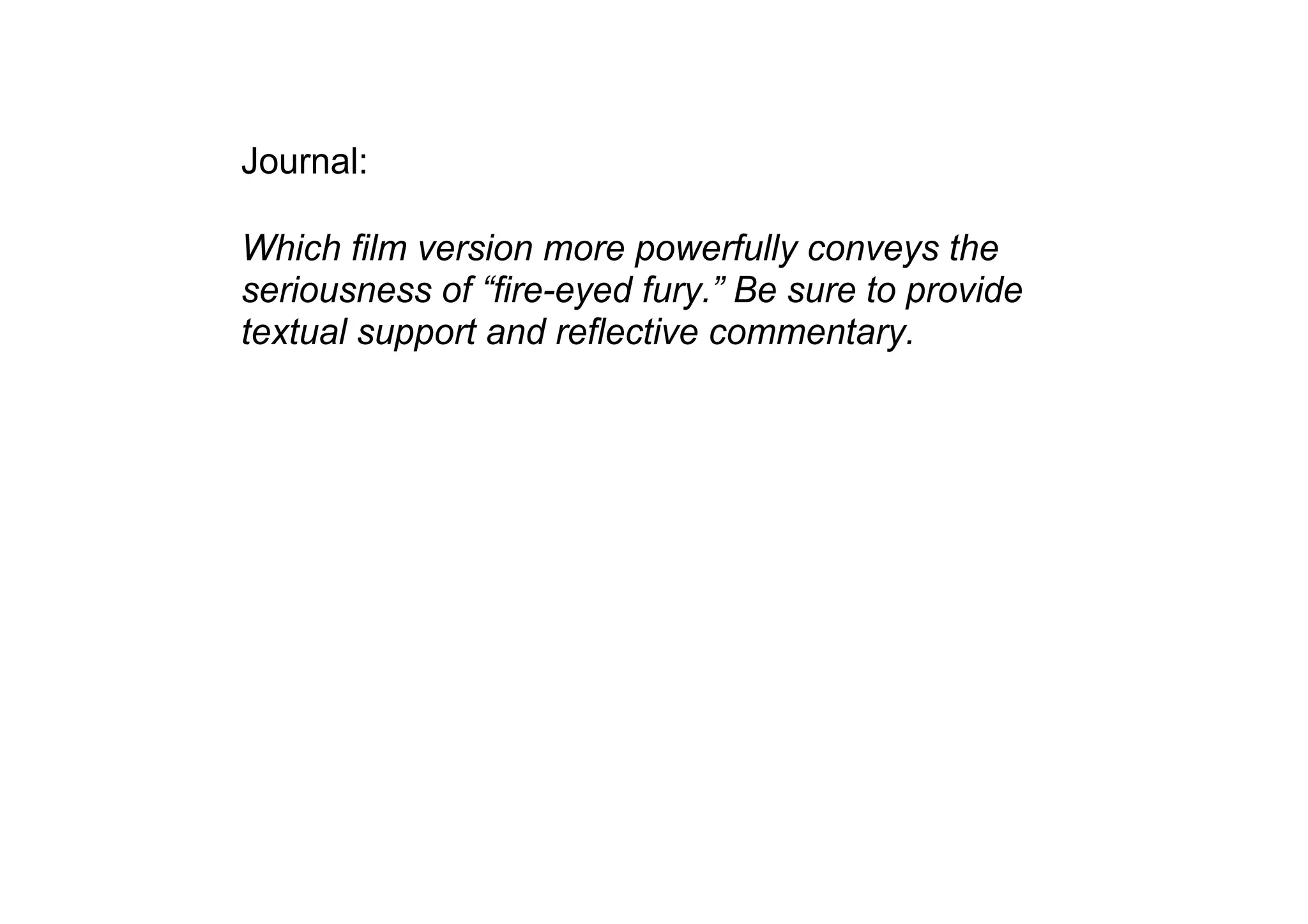 Cn 2.12 film comparison fire eyed fury | PPT