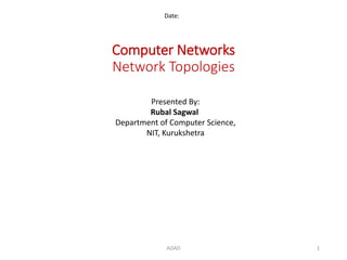 Network Topology and Transmission Media | PPTX