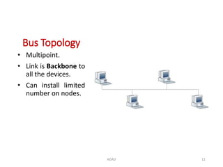 Network Topology and Transmission Media | PPTX