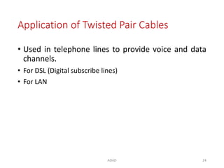 Network Topology and Transmission Media | PPTX