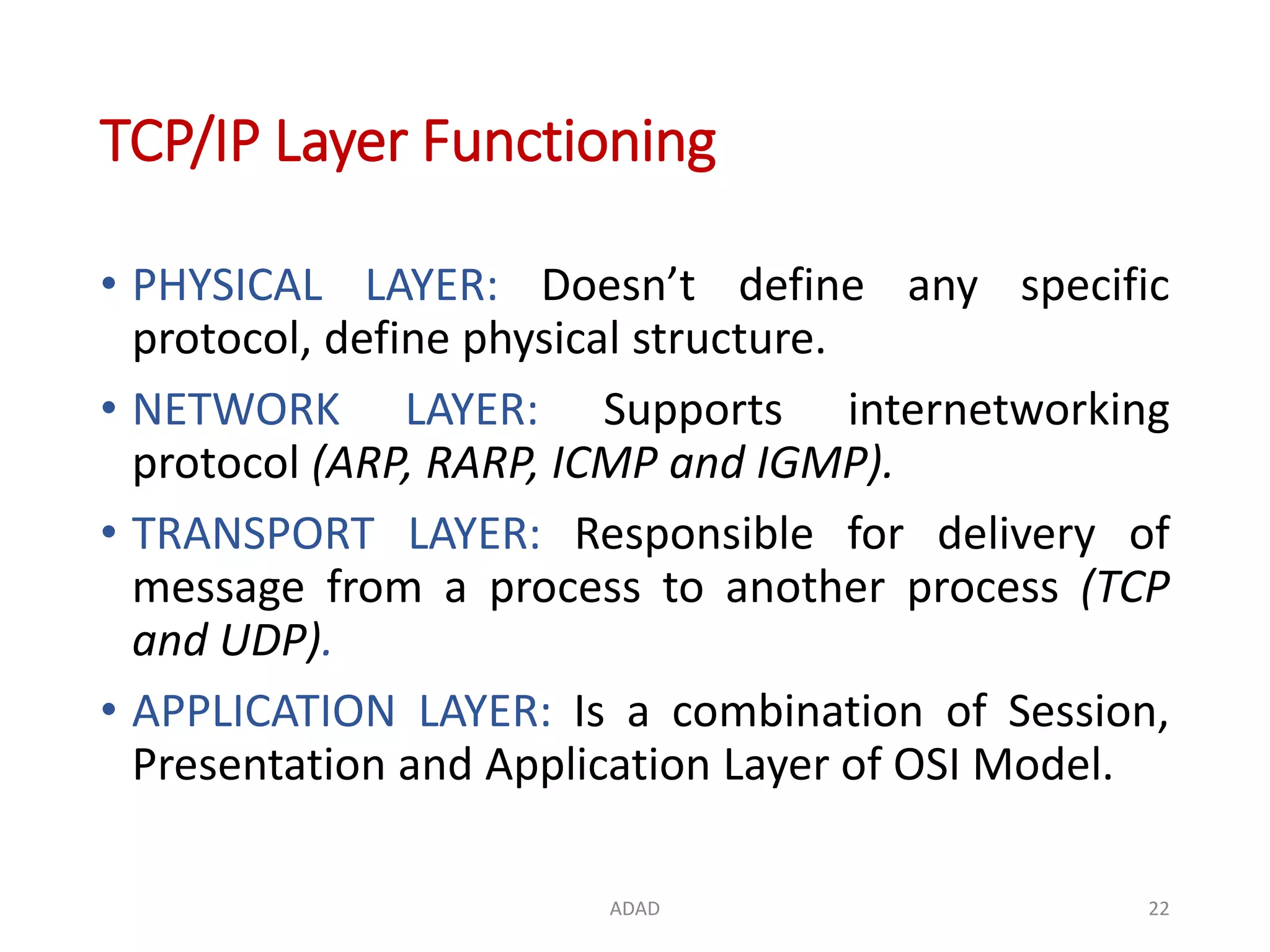 OSI model and TCP/IP model | PPTX